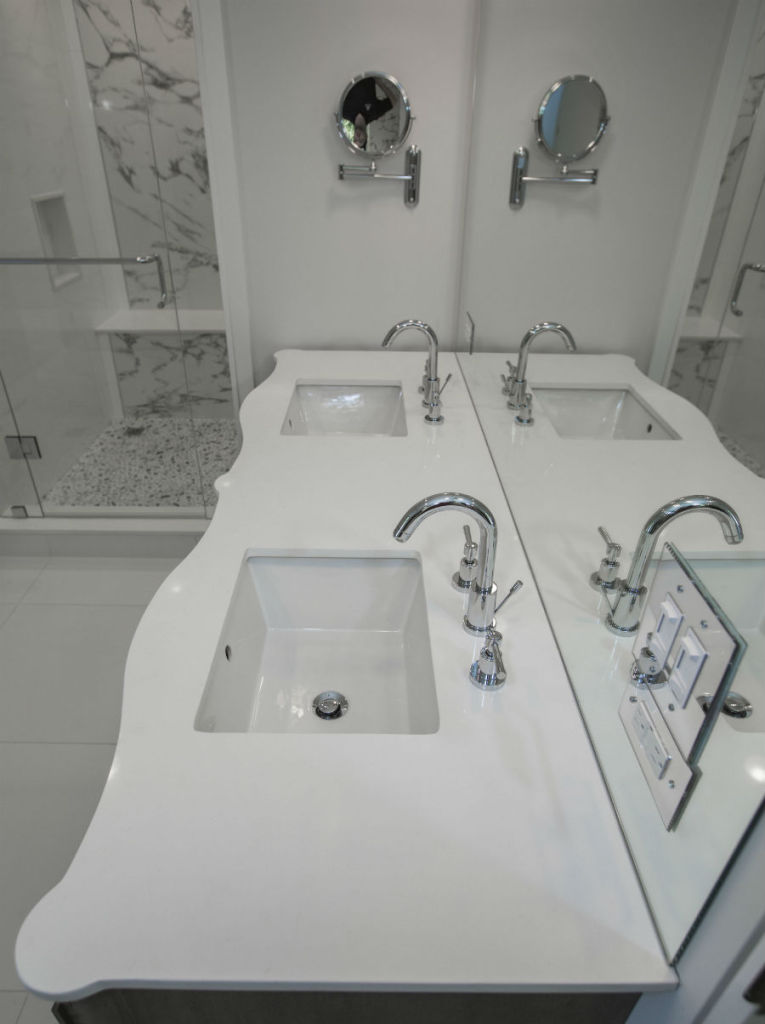Countertop White Quartz | Toronto Custom Concepts - Kitchens, Bathrooms ...